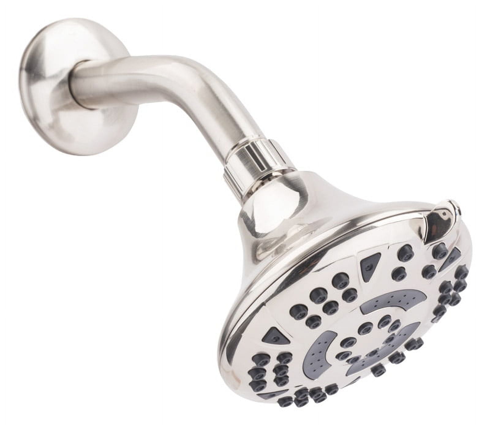 OakBrook 5 Function 4" Wallmount Showerhead - Walmart.com