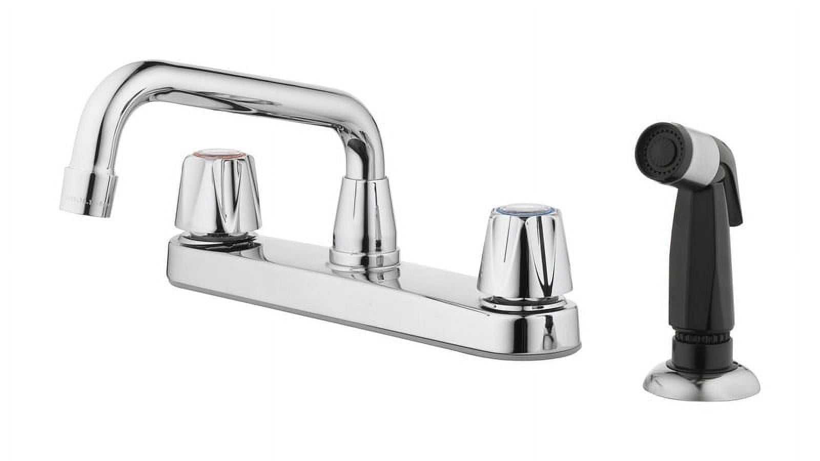 OakBrook Compression Two Handle Kitchen Faucet with Deck Mount Side ...