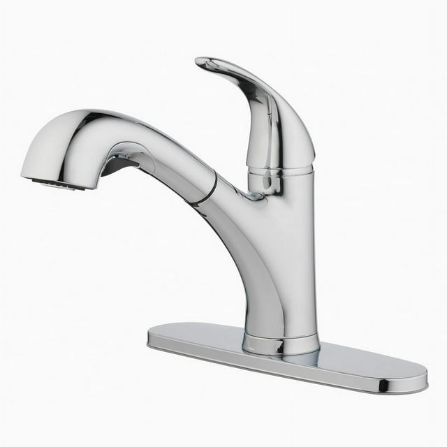 OakBrook Pacifica One Handle Kitchen Faucet with Pullout Sprayer ...