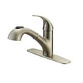 OakBrook Pacifica One Handle Kitchen Faucet with Pullout Sprayer ...