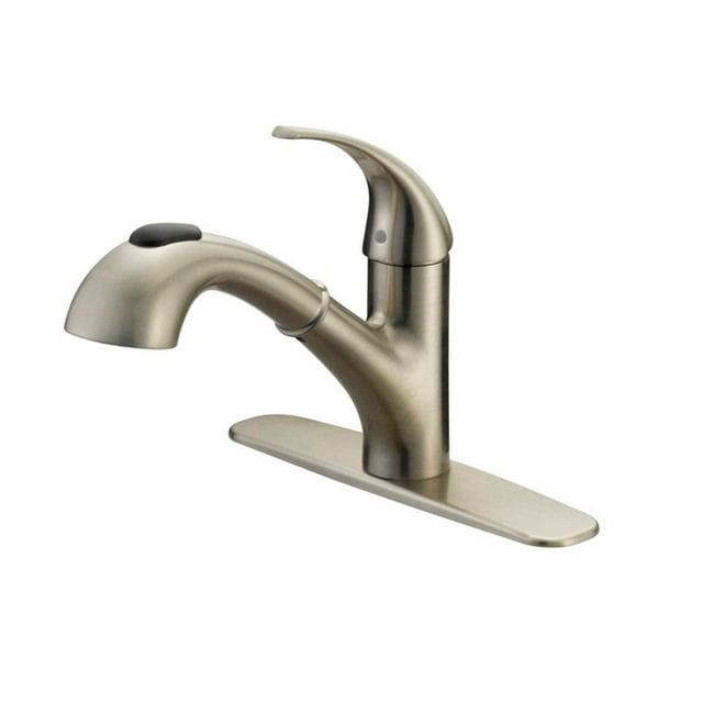 OakBrook Pacifica One Handle Kitchen Faucet with Pullout Sprayer ...
