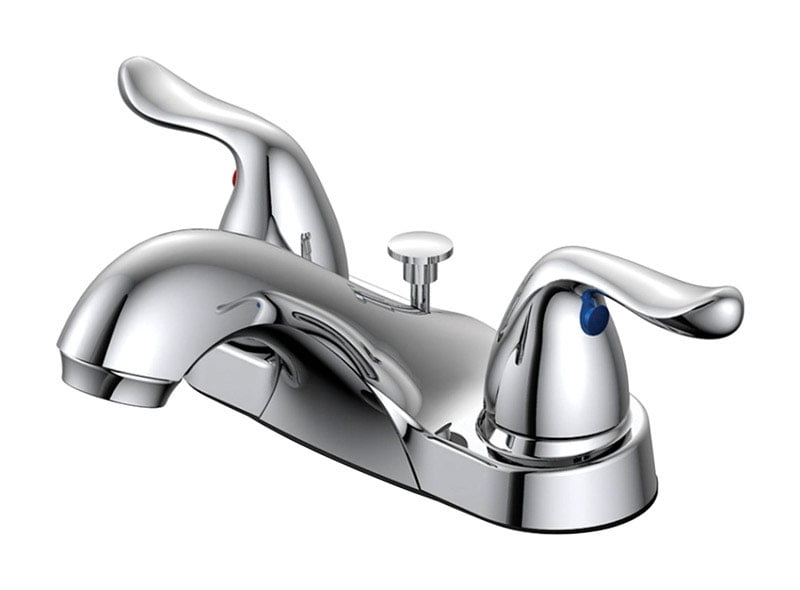 OakBrook Pacifica Bathroom Faucet, Two Handle, 4" Centerset, Low-Arc ...