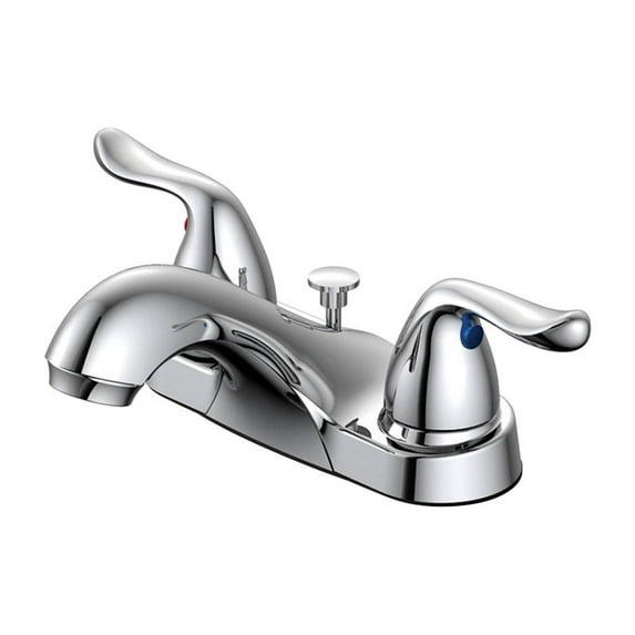 OakBrook Pacifica Bathroom Faucet, Two Handle, 4" Centerset, Low-Arc ...