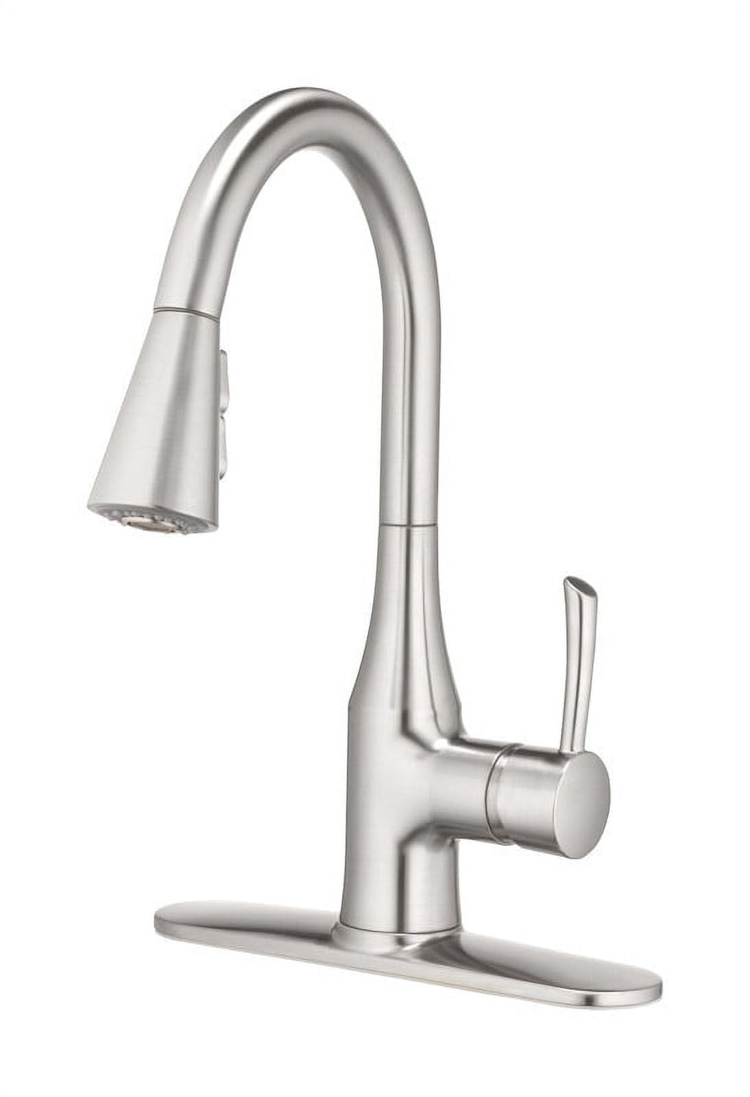 OakBrook Tucana Motion Sensor One Handle Kitchen Faucet with Pull-Down ...