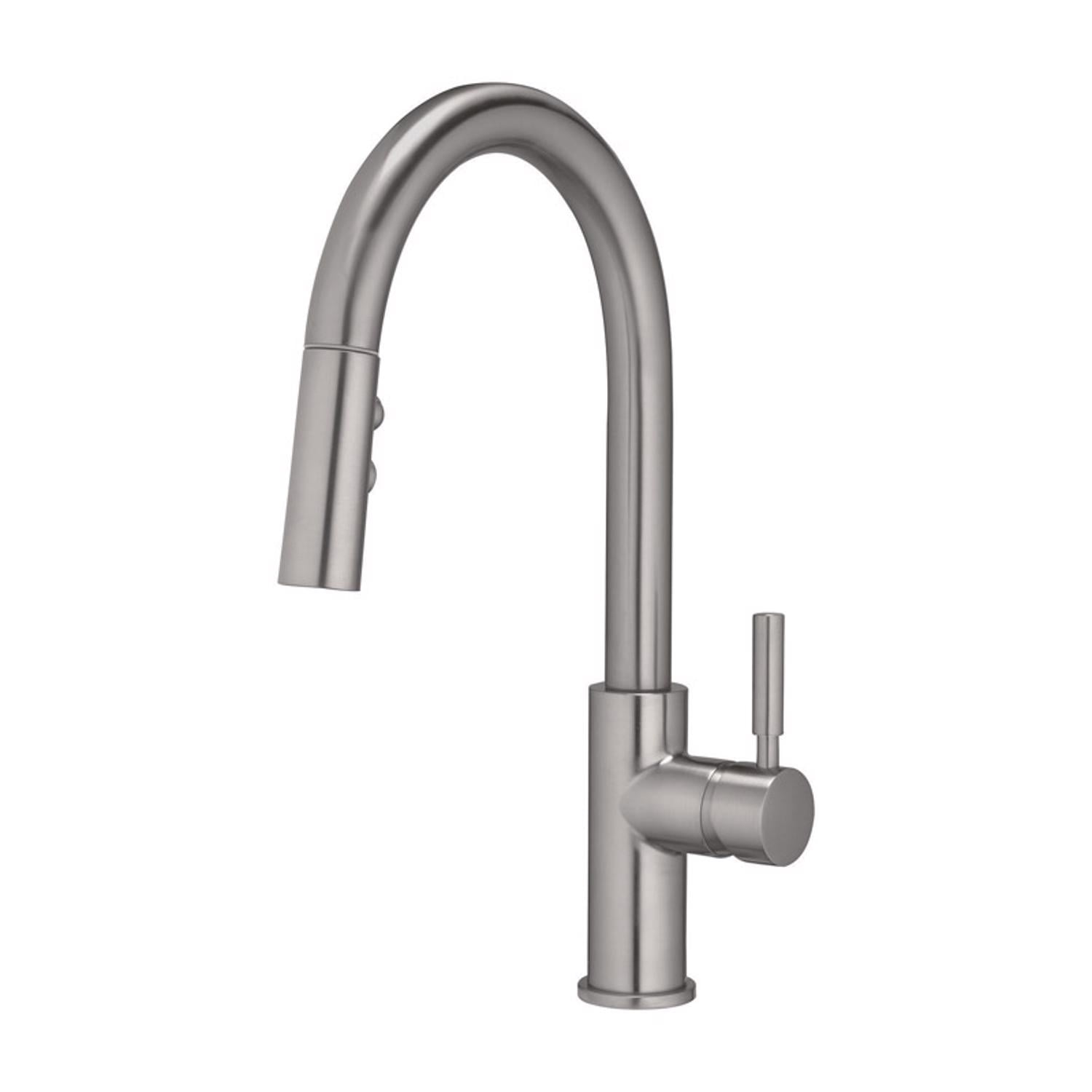 OakBrook Vela One Handle Kitchen Faucet with Pulldown Sprayer - Walmart.com