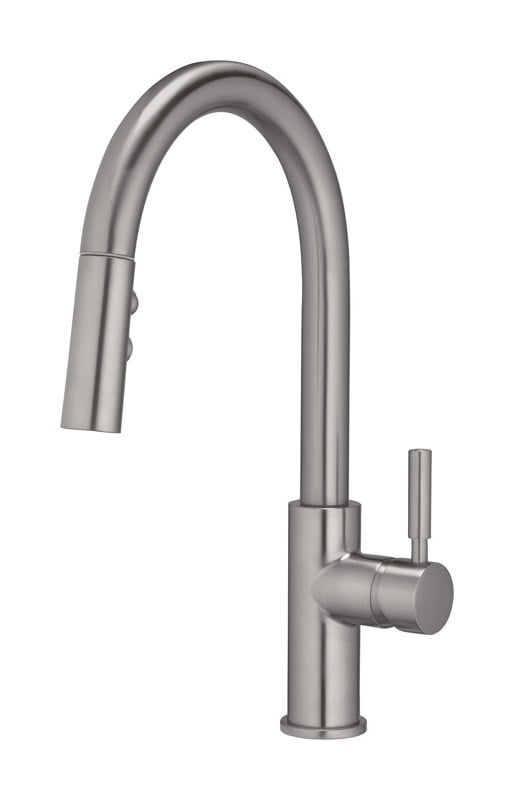 OakBrook Vela One Handle Kitchen Faucet with Pulldown Sprayer - Walmart.com