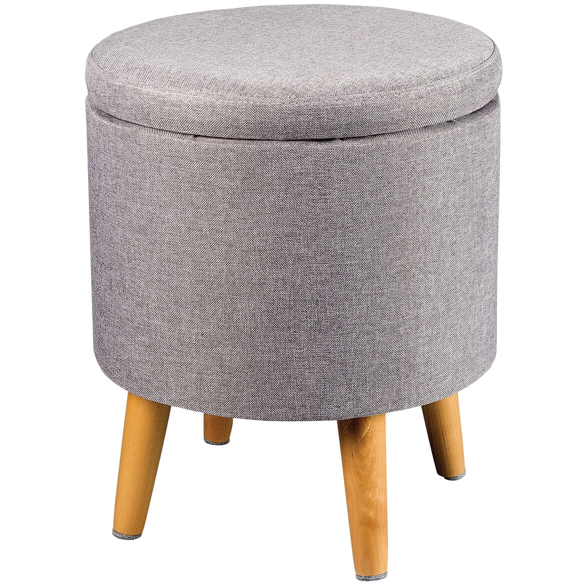 OakRidge Foot Stool Storage Ottoman with Cover, Gray - Walmart.com