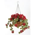 OakRidge Miles Kimball Fully Assembled Artificial Geranium Hanging ...