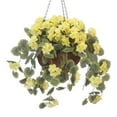 OakRidge Miles Kimball Fully Assembled Artificial Geranium Hanging ...
