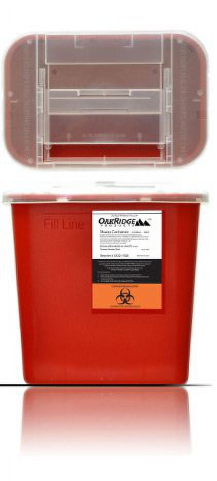 OakRidge Products 2 Gallon Size | Sharps Disposal Container | Holds ...