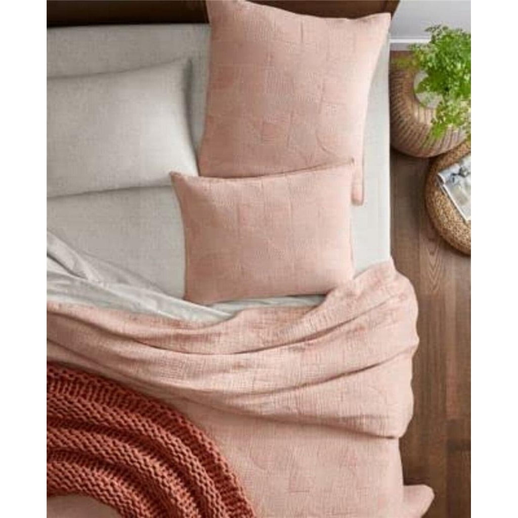 Oake Geo Stitch Coverlet, Queen, Terracotta New with box/tags - Walmart.com