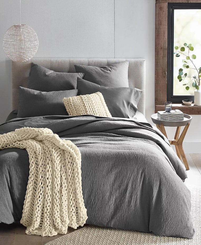 Oake Ripple Matelasse 3-Pc. Duvet Cover Set, King - Walmart.com