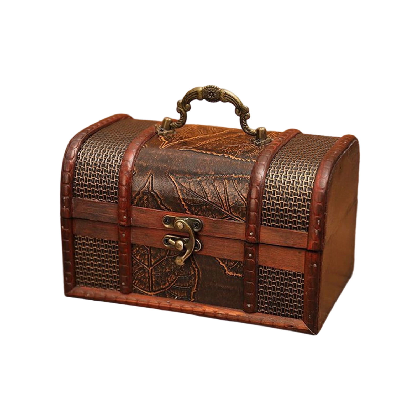 Oaken Artifact Box With Combination Lock For Childrens Jewelry Dolls ...