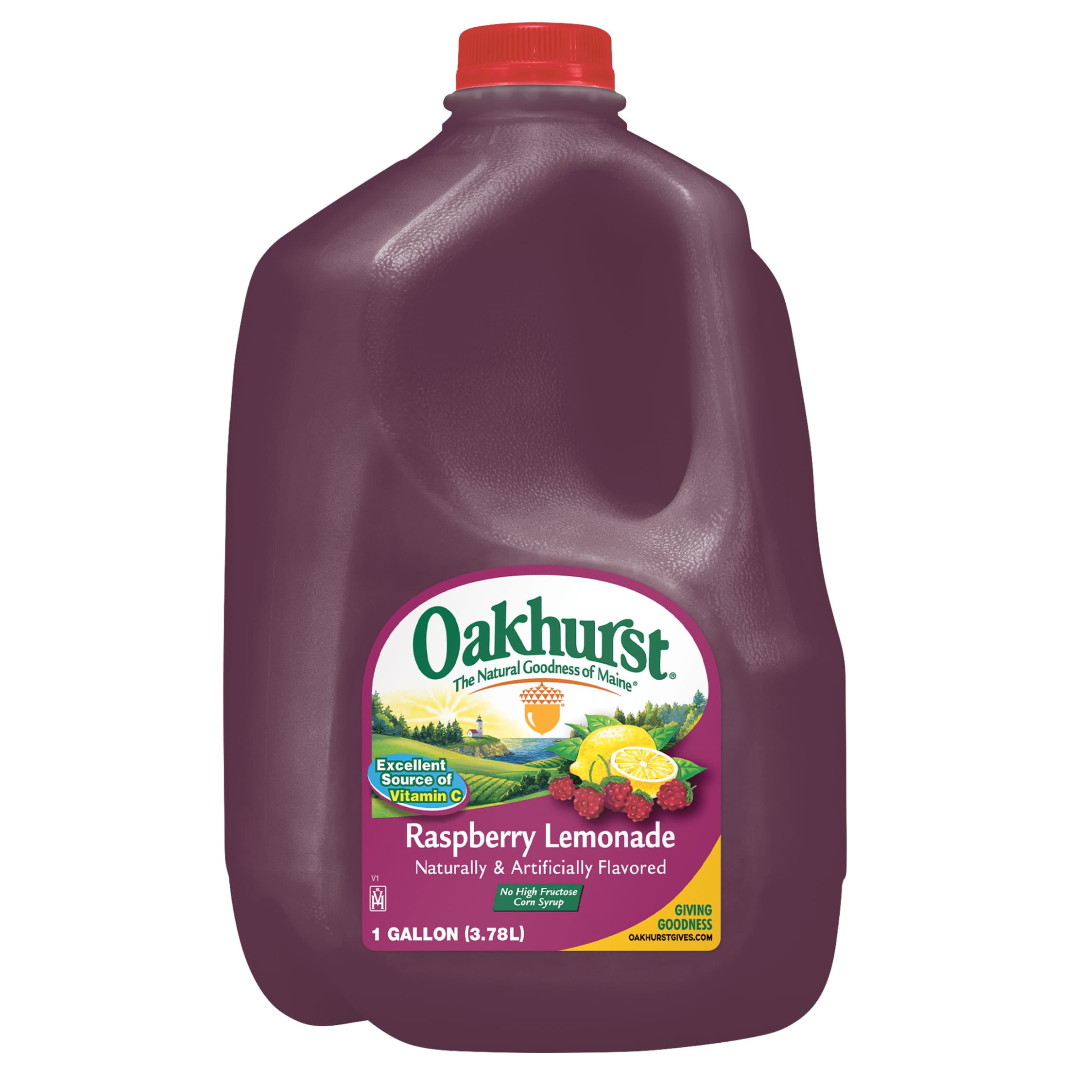 Oakhurst Raspberry Lemonade, Gallon - Walmart.com