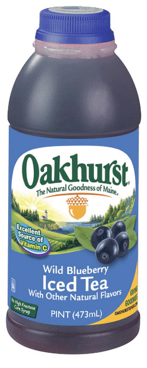 Oakhurst With Wild Blueberry Iced Tea, 16 oz. bottled tea - Walmart.com
