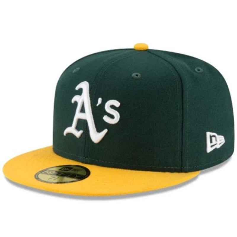 Oaklan-Athletics Green/Yellow Collection Alt Men's Baseball Cap ...