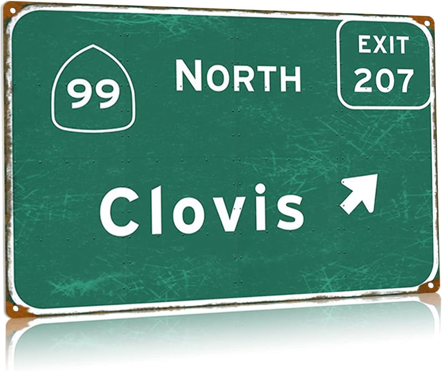 Oaklan Vintage Metal Tin Sign West Highway Directional Sign City ...