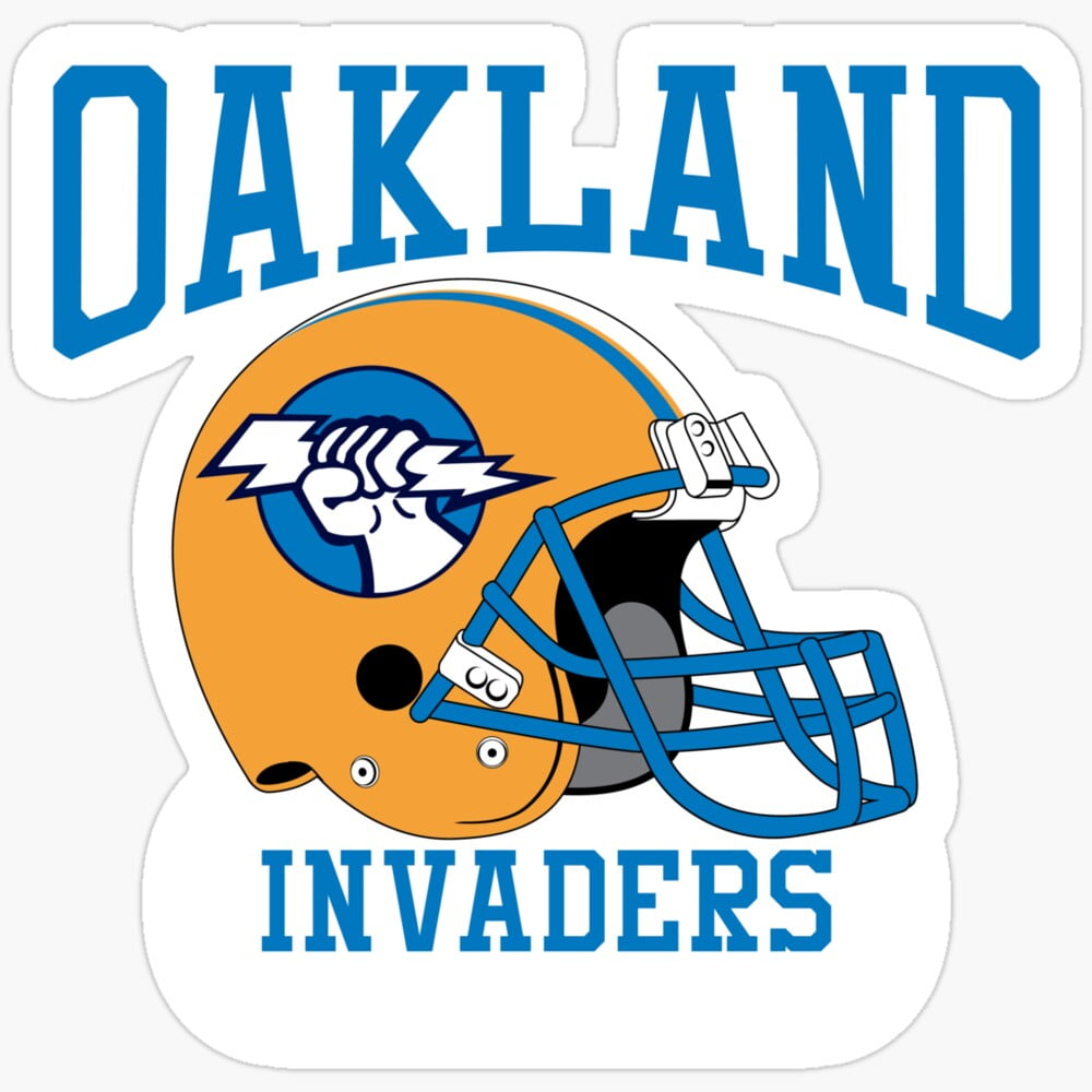 Oakland Invaders Helmet Sticker Baseball Sticker, Football Sticker ...