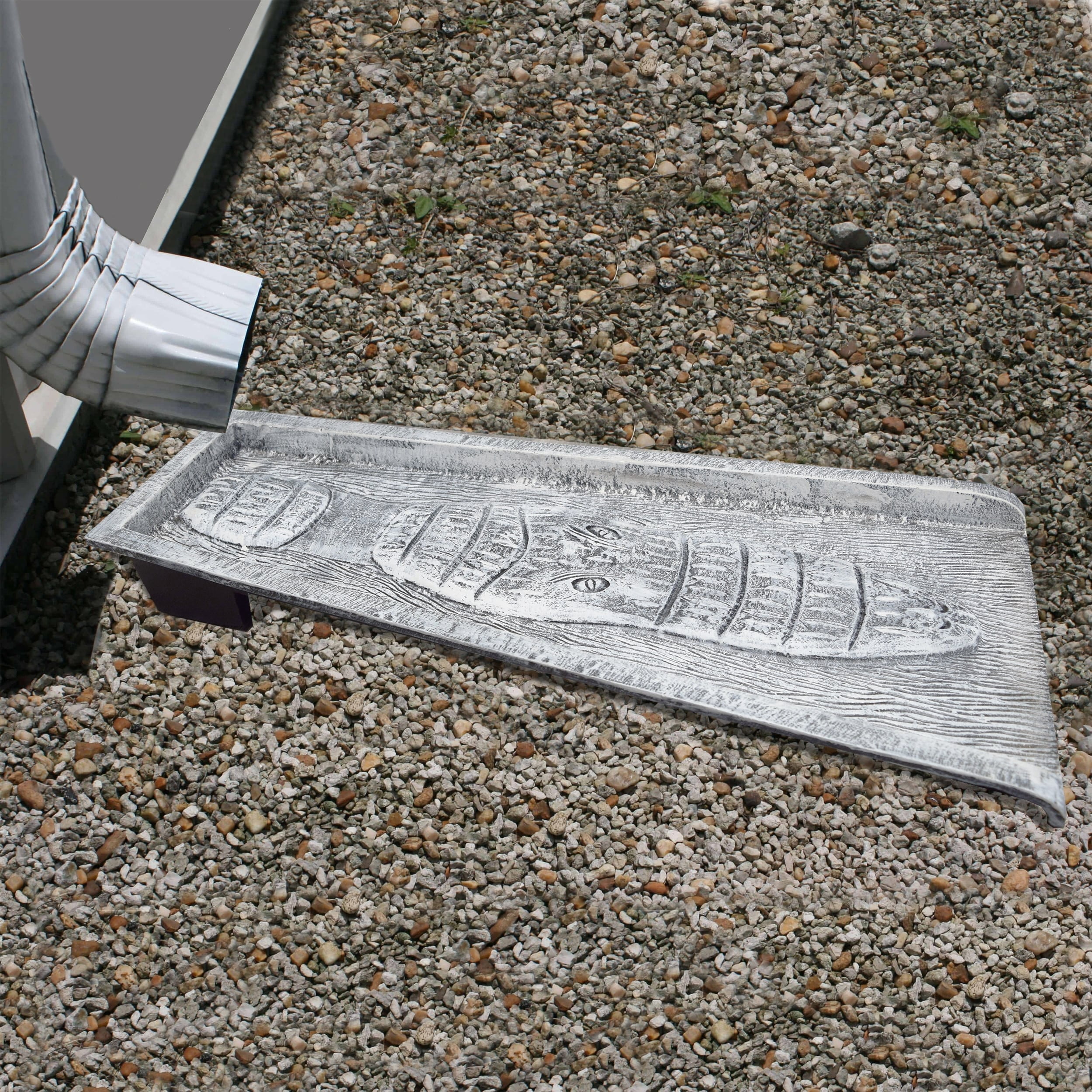 Oakland Living Corporation Alligator Crocodile Cast Aluminum Downspout ...
