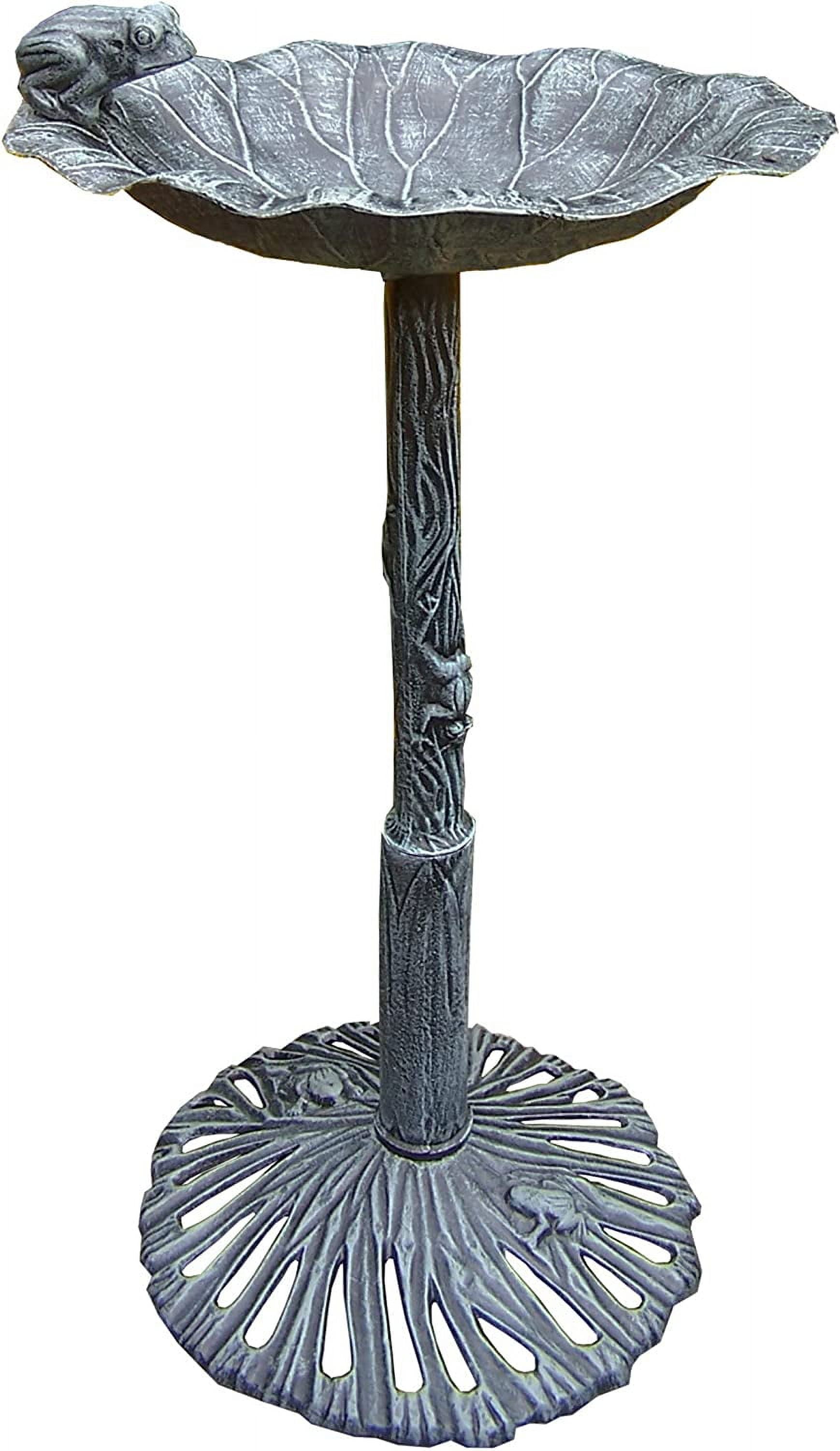 Oakland Living Frog Bird Bath, Verdi Grey - Walmart.com