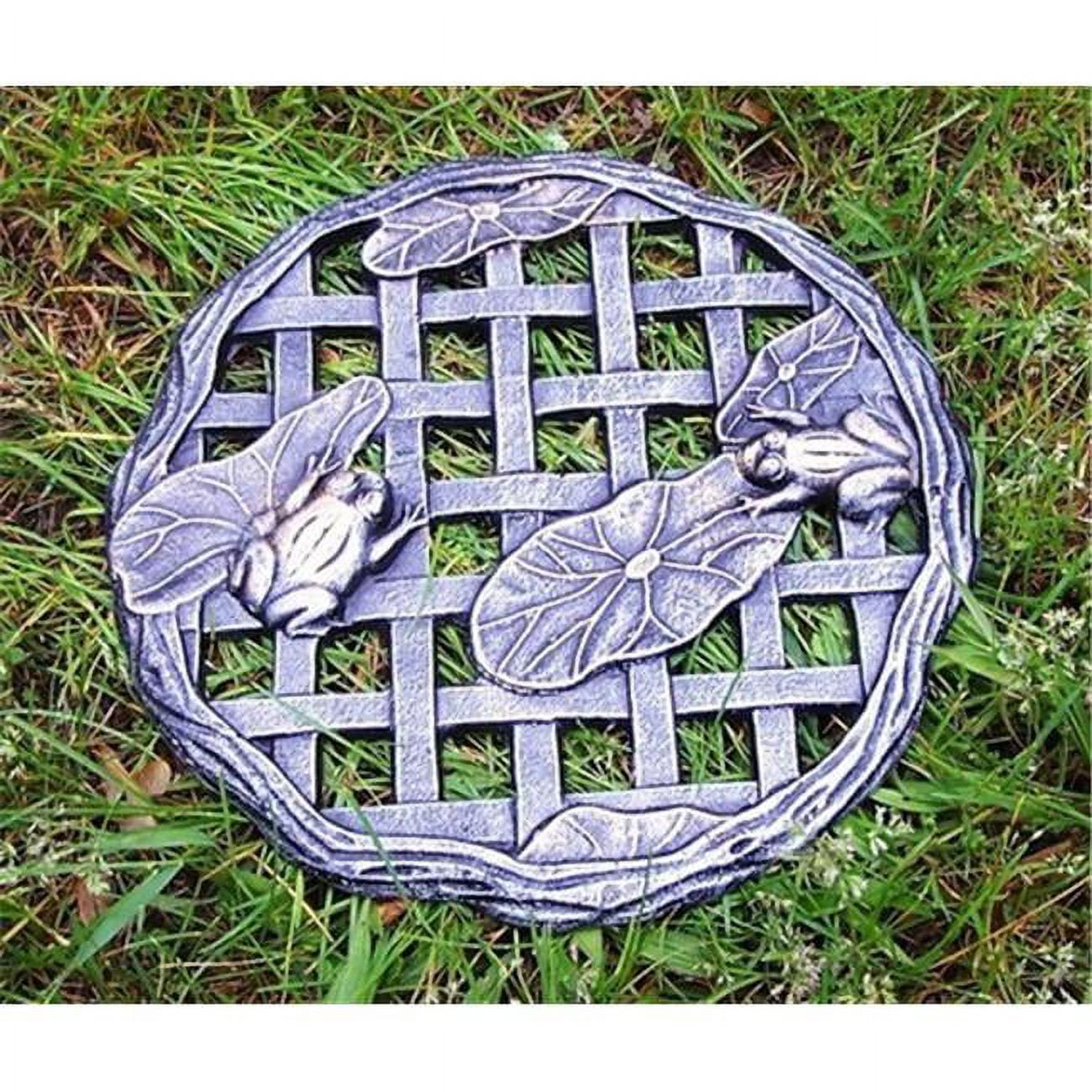 Oakland Living - Frog Stepping Stone - Antique Pewter - Walmart.com