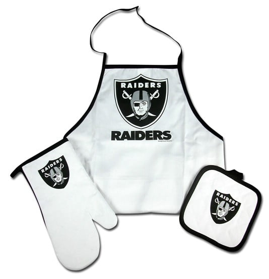Oakland Raiders Grilling Apron Set - Walmart.com