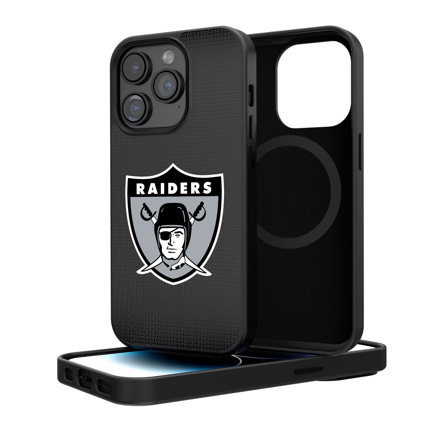 Oakland Raiders Linen Logo iPhone Magnetic Bump Case - Walmart.com