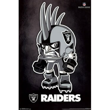 NFL Las Vegas Raiders - Logo 21 Wall Poster with Magnetic Frame, 22.375 ...