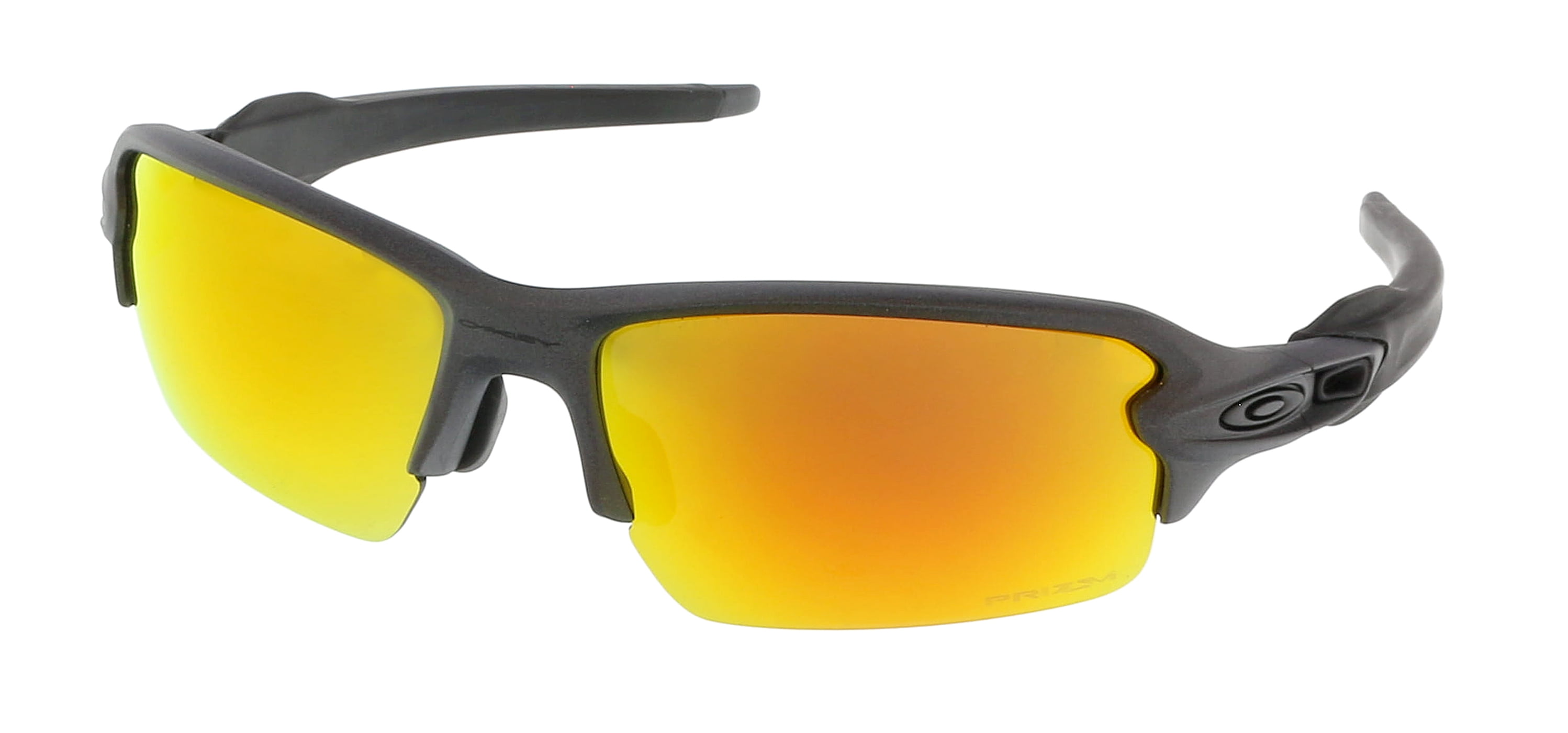 Oakley 0OO9271 927143 Flak 2.0 Steel Grey Rectangular Half Rim ...