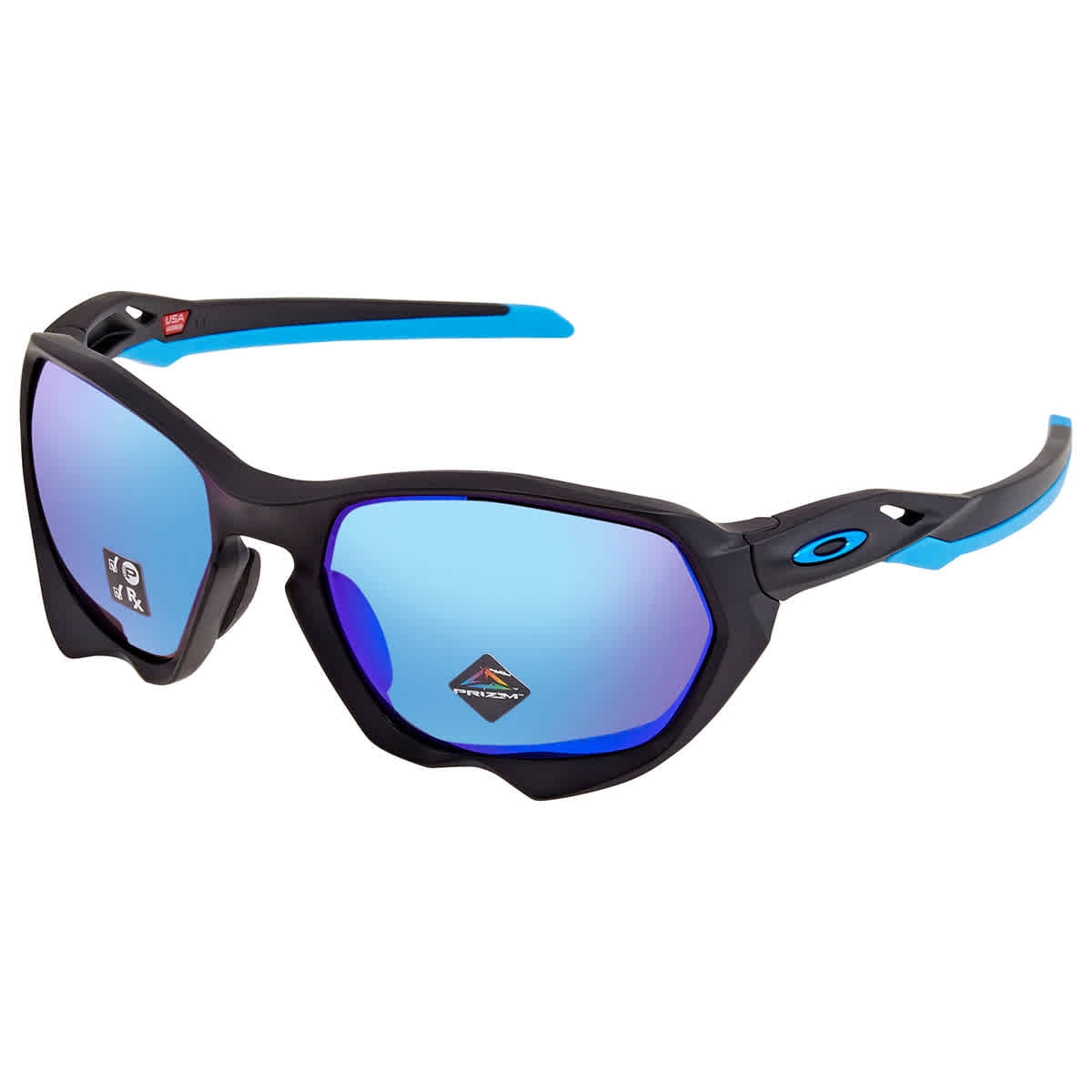 Oakley Plazma Polarized Prizm Sapphire Sport Men's Sunglasses OO9019 ...
