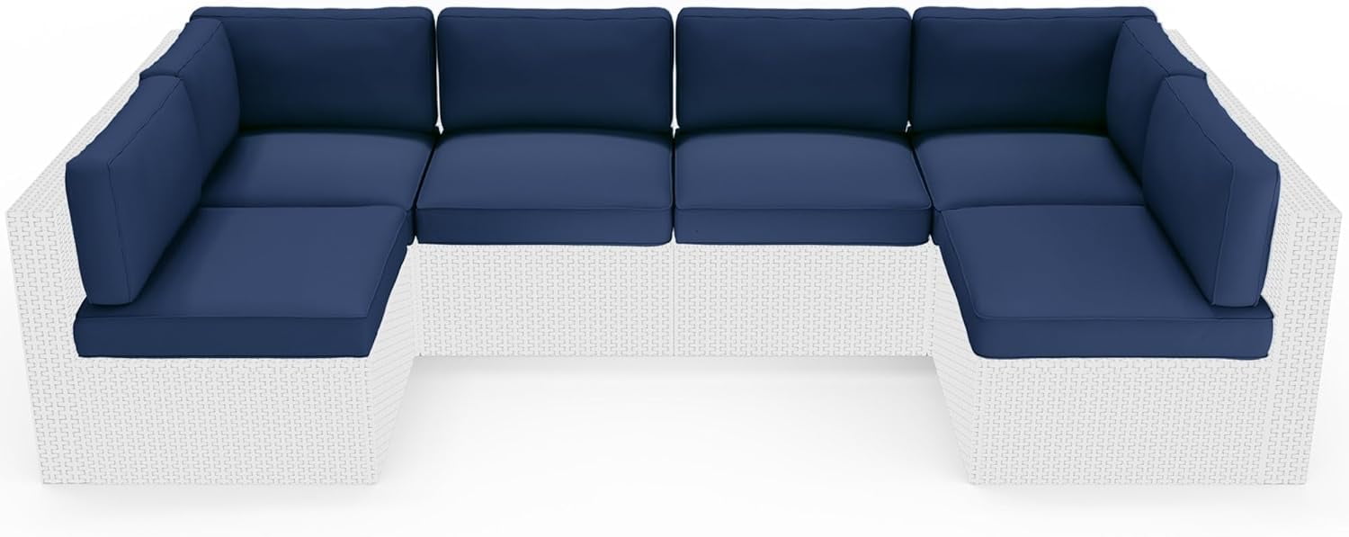 Oakmont Outdoor Replacement Cushions for Patio Conversation Set, Water ...