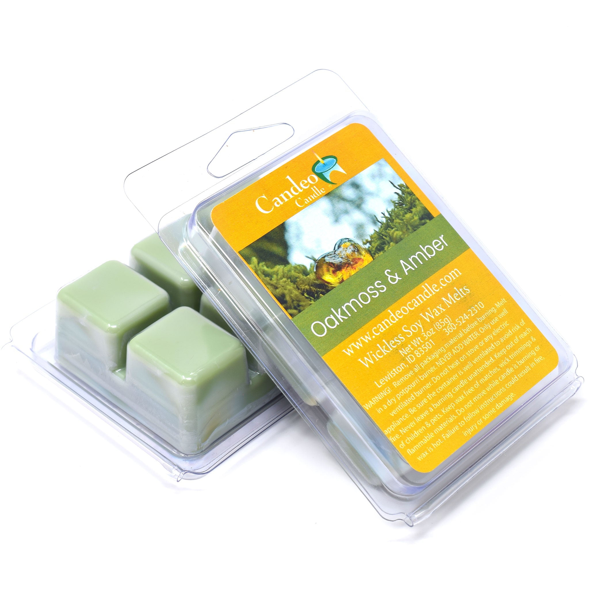 Oakmoss & Amber, Soy Melt Cubes, 2-Pack - Walmart.com