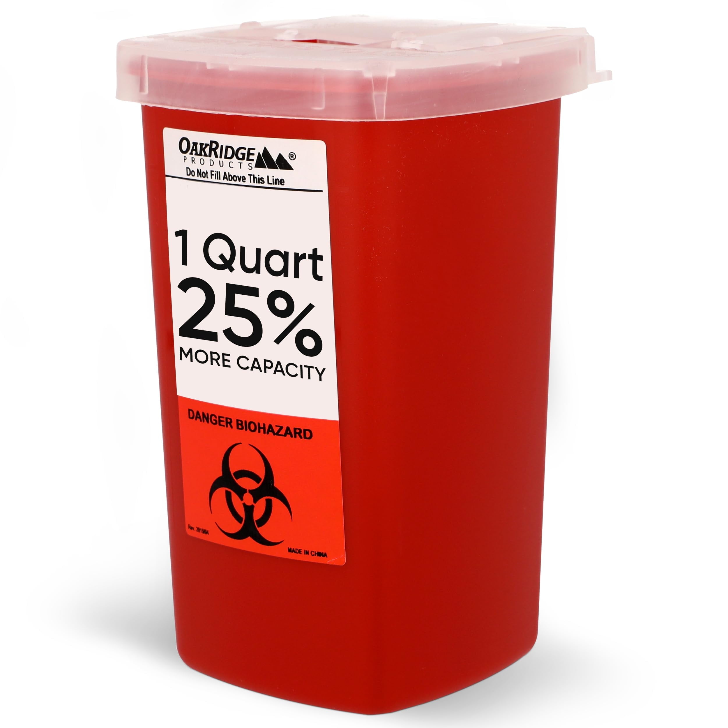 Oakridge Products Sharps Container for Home Use and Professional 1 ...