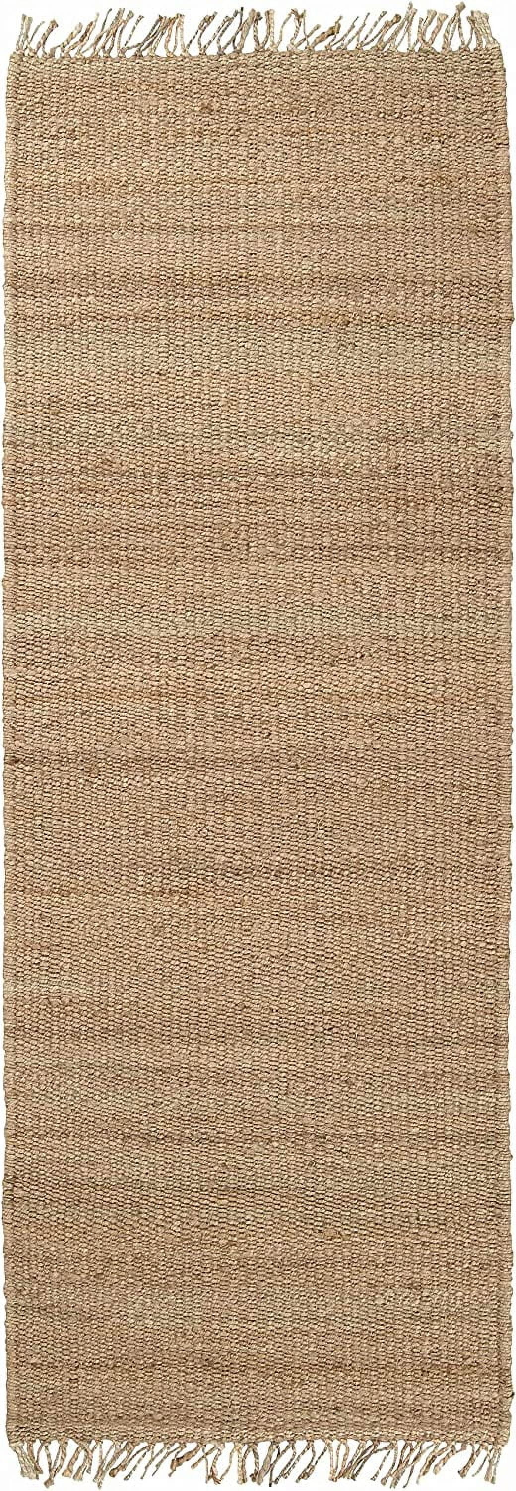 Oaks Solid Handwoven Sea Grass Jute Rug - Natural Fiber Area Rug ...
