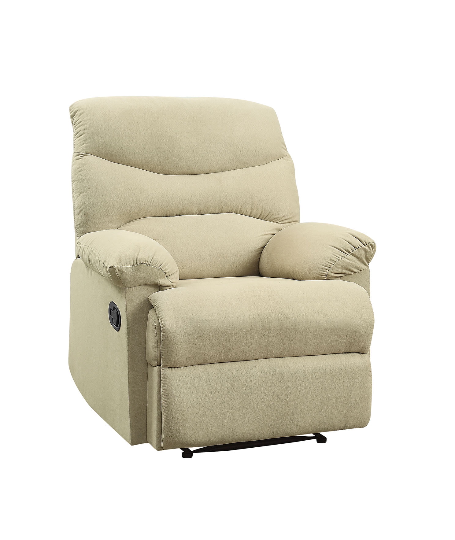 Oakwood Microfiber Recliner, Beige - Walmart.com