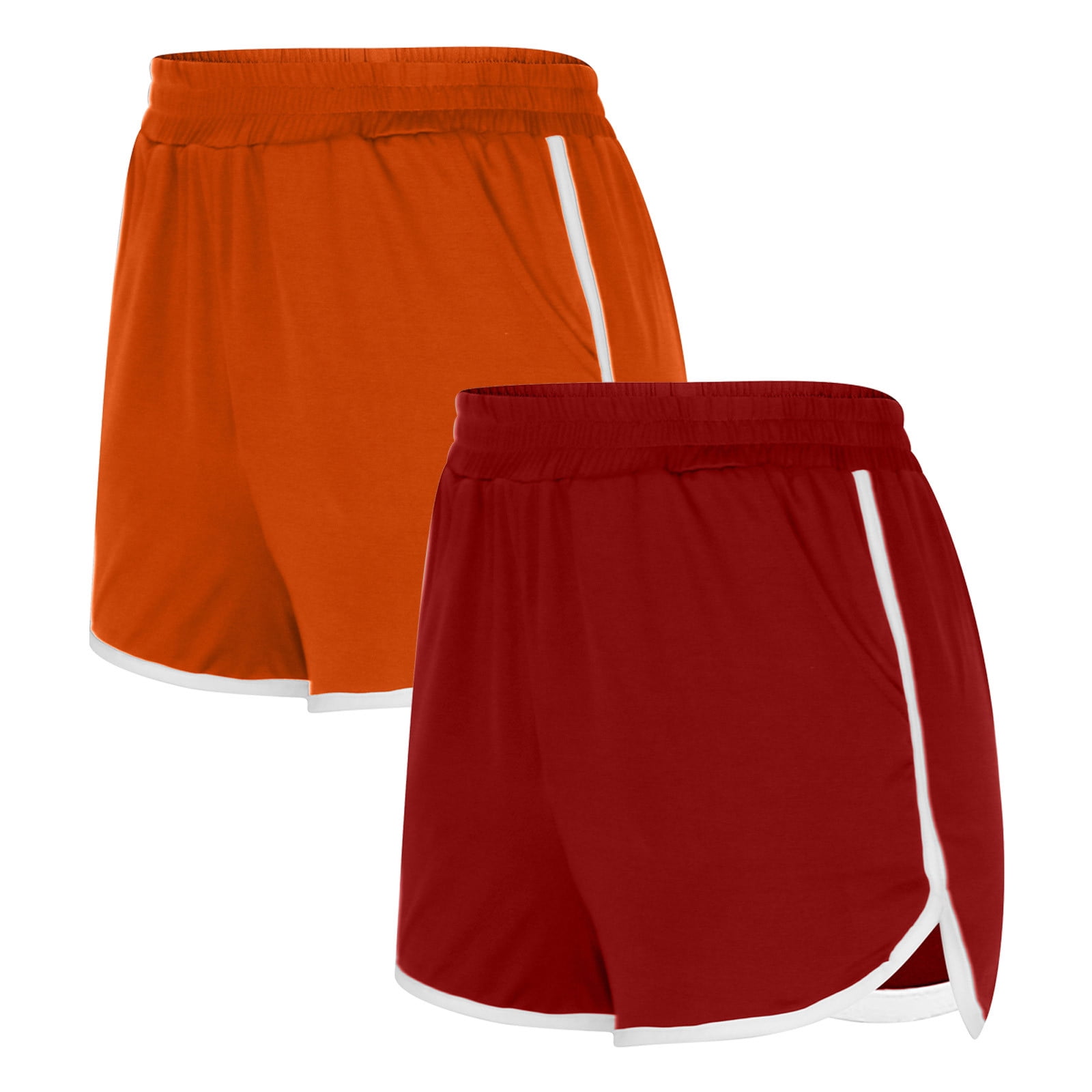 Oalirro 2 Pack Running Shorts for Women Athletic Summer Shorts ...