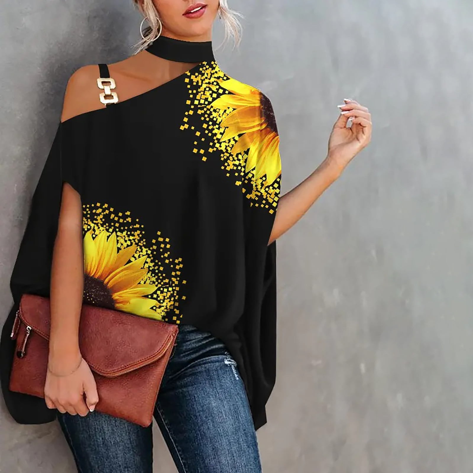 Oalirro Blouses for Women Dressy Casual Birthday Present Women Casual ...