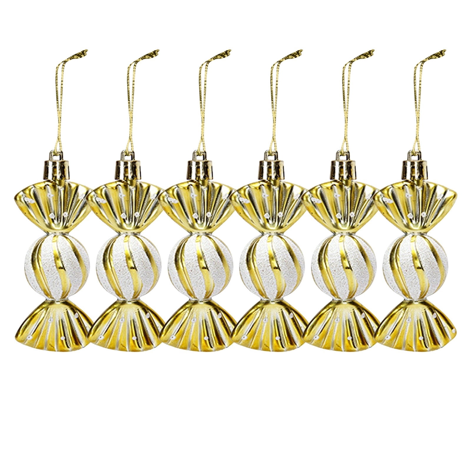 Matoen Christmas Candy Ornaments Under $5, Christmas Tree Glittering ...