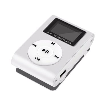 VANLOFE MP3/MP4 Player USB Mini MP3 Player LCD Screen Support 32GB ...