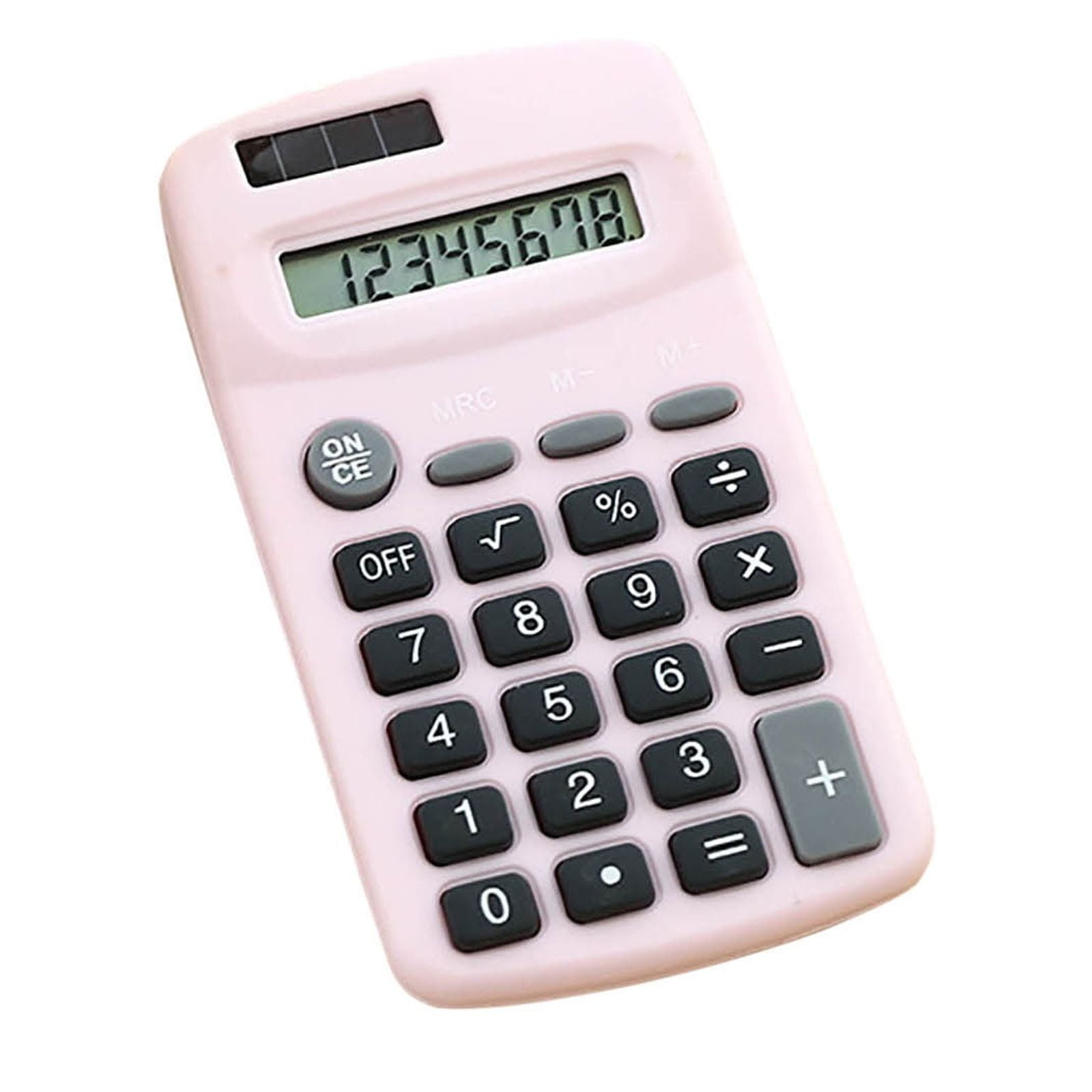 Oalirro Mini Electronic Calculator 8-Digit Solar Powered Portable ...