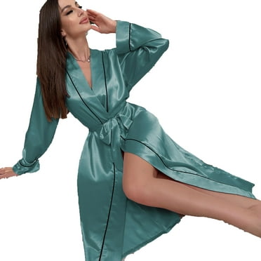 Lissome Women's and Women's Plus Waffle Wrap Robe - Walmart.com