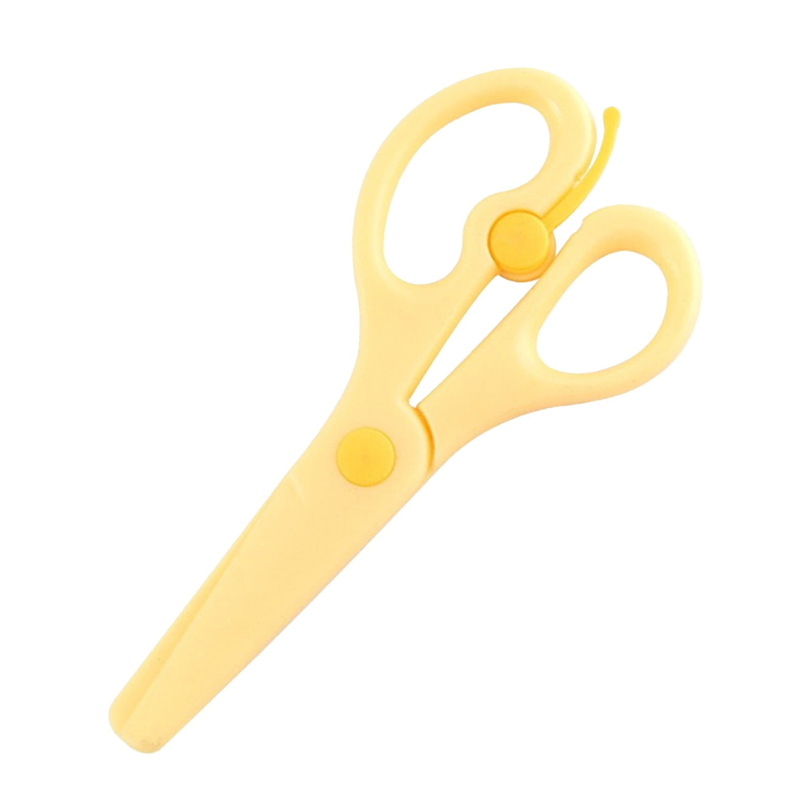 Oalirro Safe Plastic Craft Scissors with Spring-Loaded Design & Rounded ...