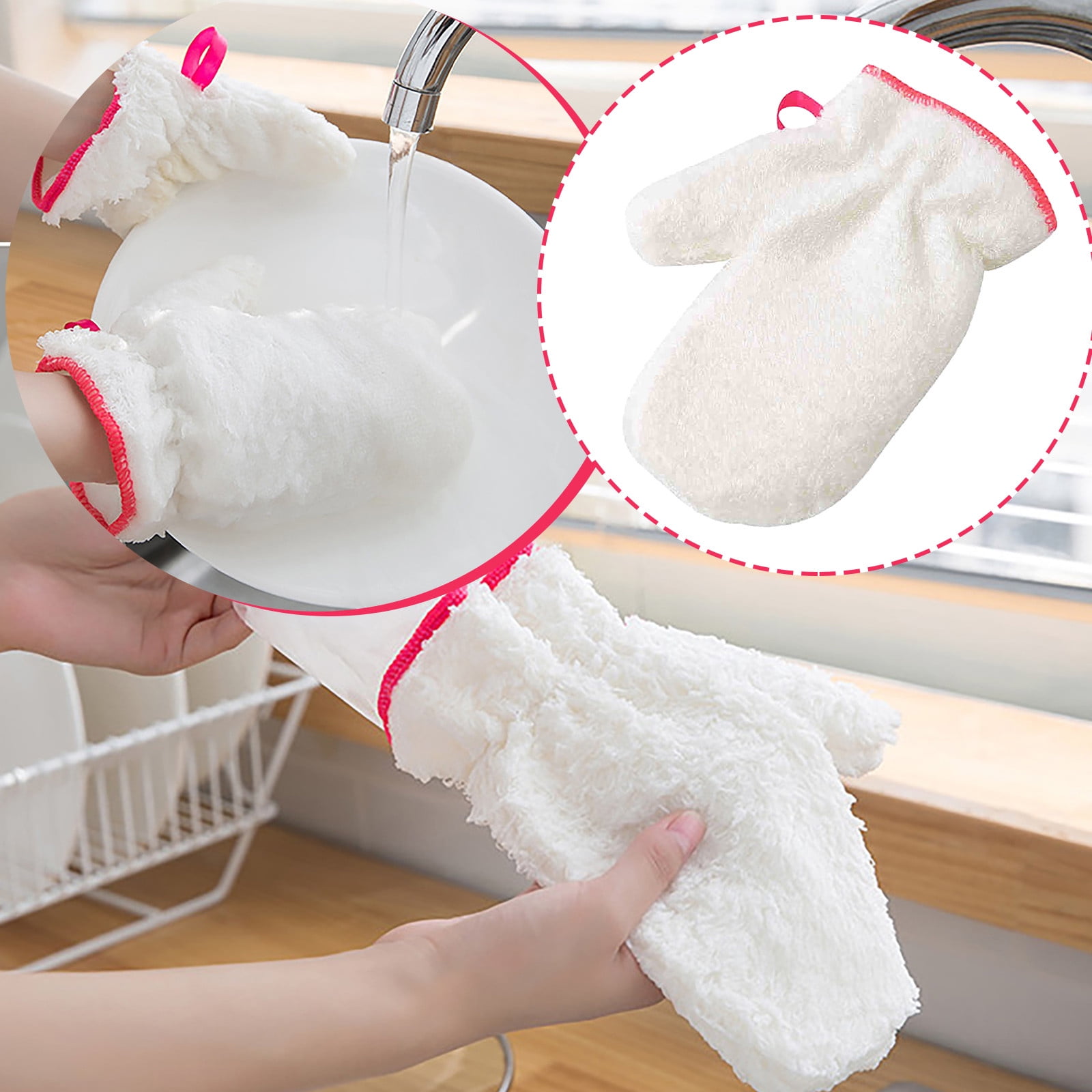 Oaqiey Apron Sleeve Clearance! Fiber Kitchen Gloves Gloves Protective ... Oaqiey Apron Sleeve Clearance! Fiber Kitchen Gloves Gloves Protective ...