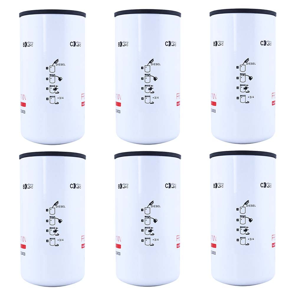 6PC FUEL FILTER FOR CUMMINS FF63041NN FF63041-NN REPLACEMENNT - Walmart.com