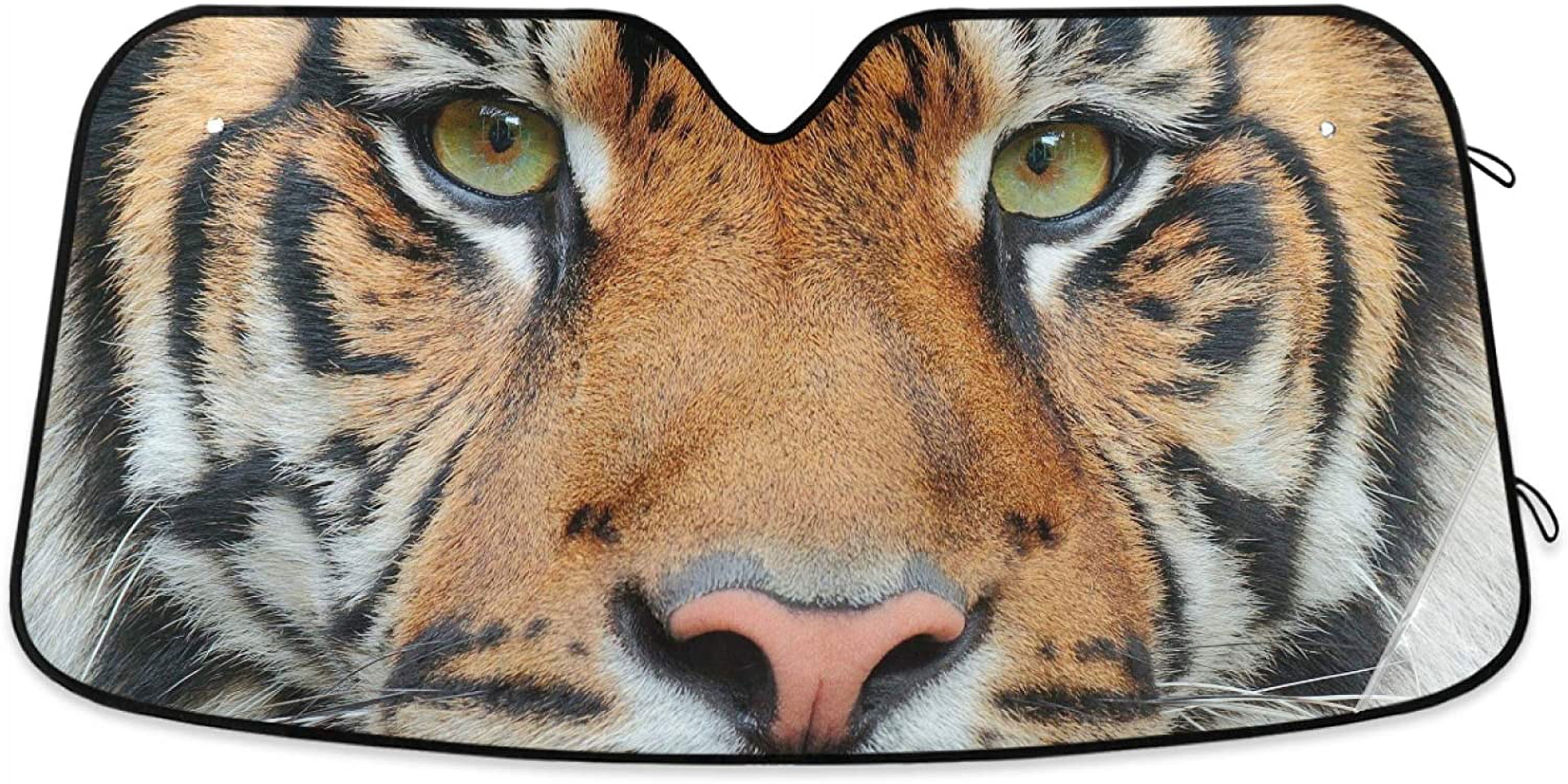 Oarencol Fun Dog Puppy Driving Car Windshield Sun Shade Animal Foldable ...