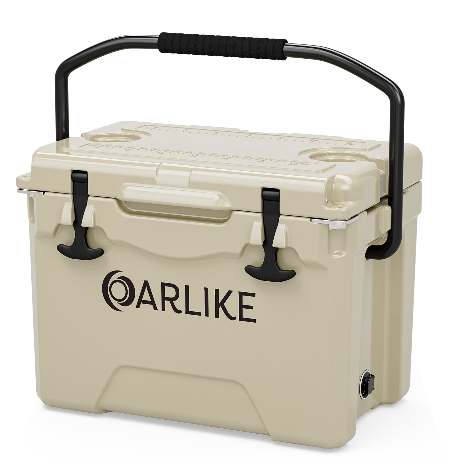 Oarlike 25 Quart Hard Camping Cooler, Portable Insulated Ice Chest ...