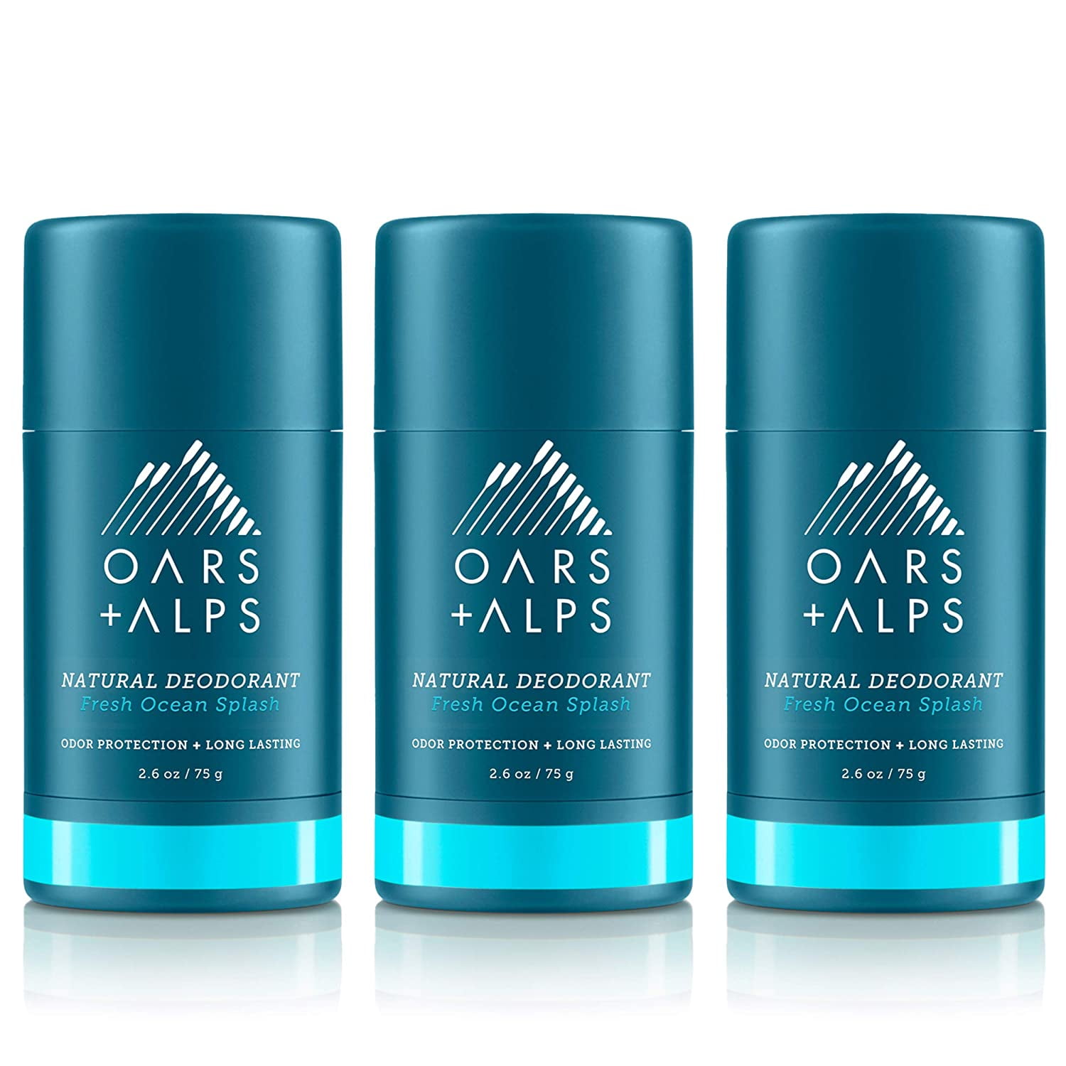 Oars + Alps Aluminum-Free Deodorant, Dermatologist Tested, Fresh Ocean ...