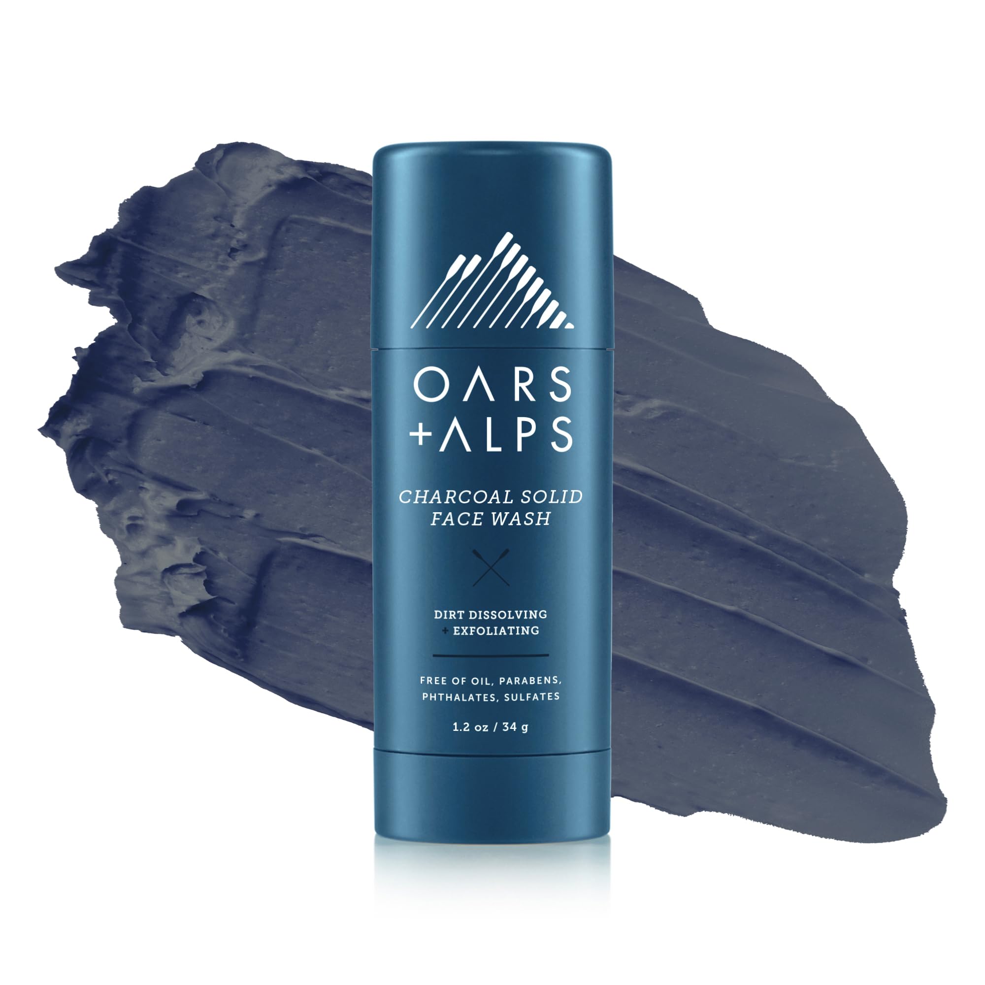 Oars + Alps Exfoliating AKF18 Face Wash Stick, 2-in-1 Facial Cleanser ...