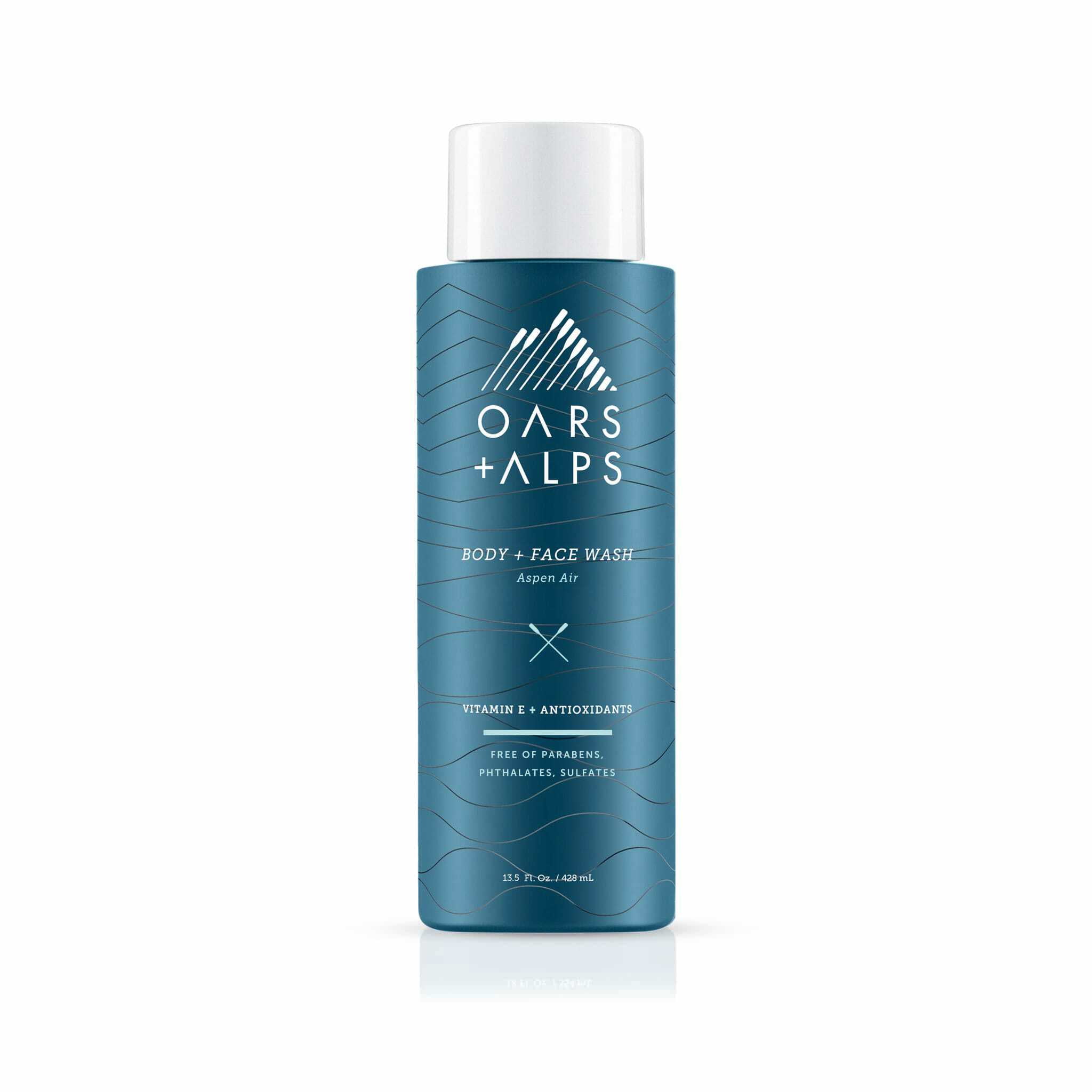 Oars + Alps Mens Moisturizing Body and Face Wash, Skin Care Infused ...