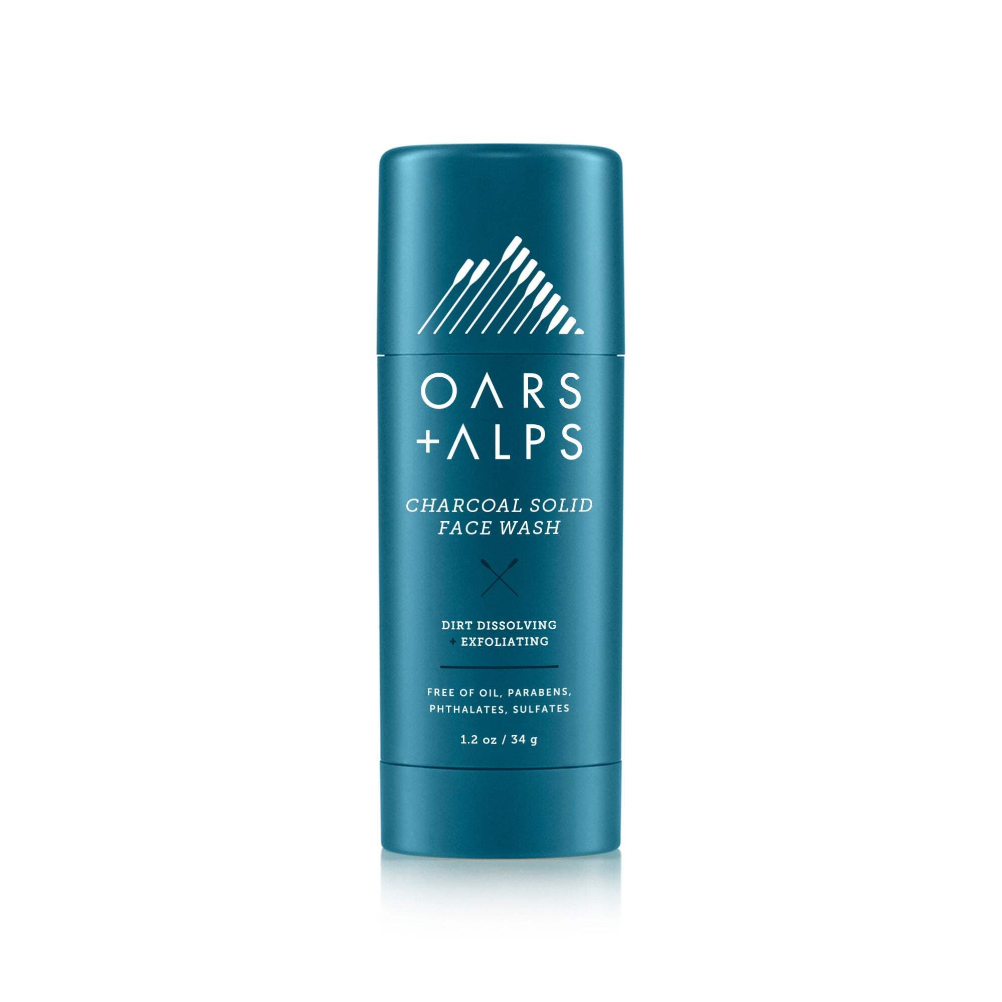 Oars + Alps - Naturally Derived Charcoal Solid Face Wash Stick - 1.2 oz ...